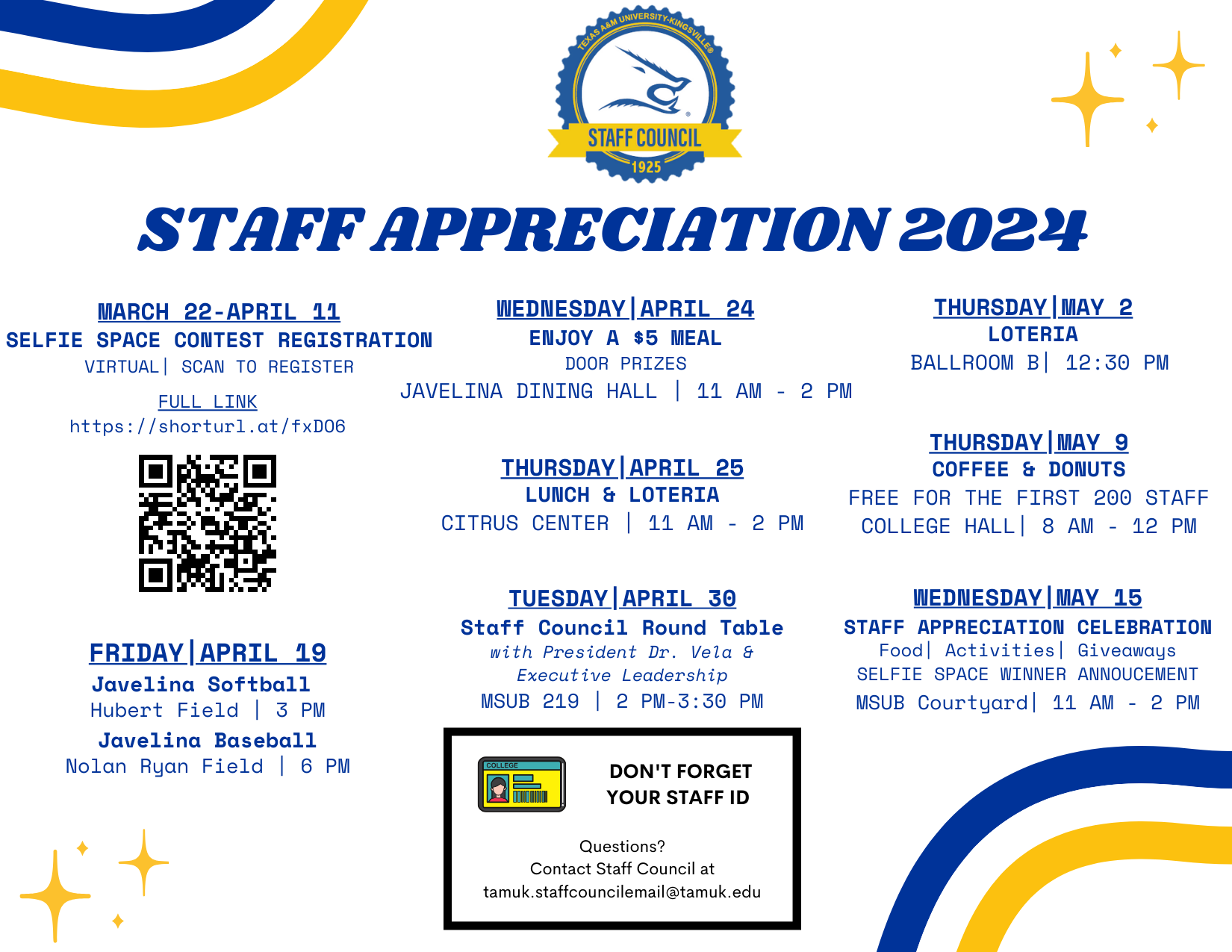 Staff Council Events | Texas A&M University Kingsville