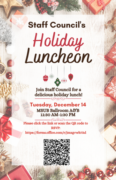 Work Holiday Luncheon Flyer